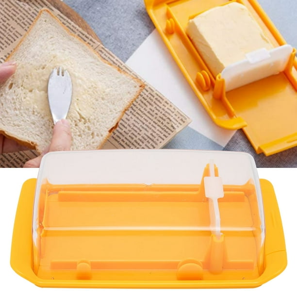 Plastic Butter Container, Cheese Box Non- Resuable Rectangular Multi ...