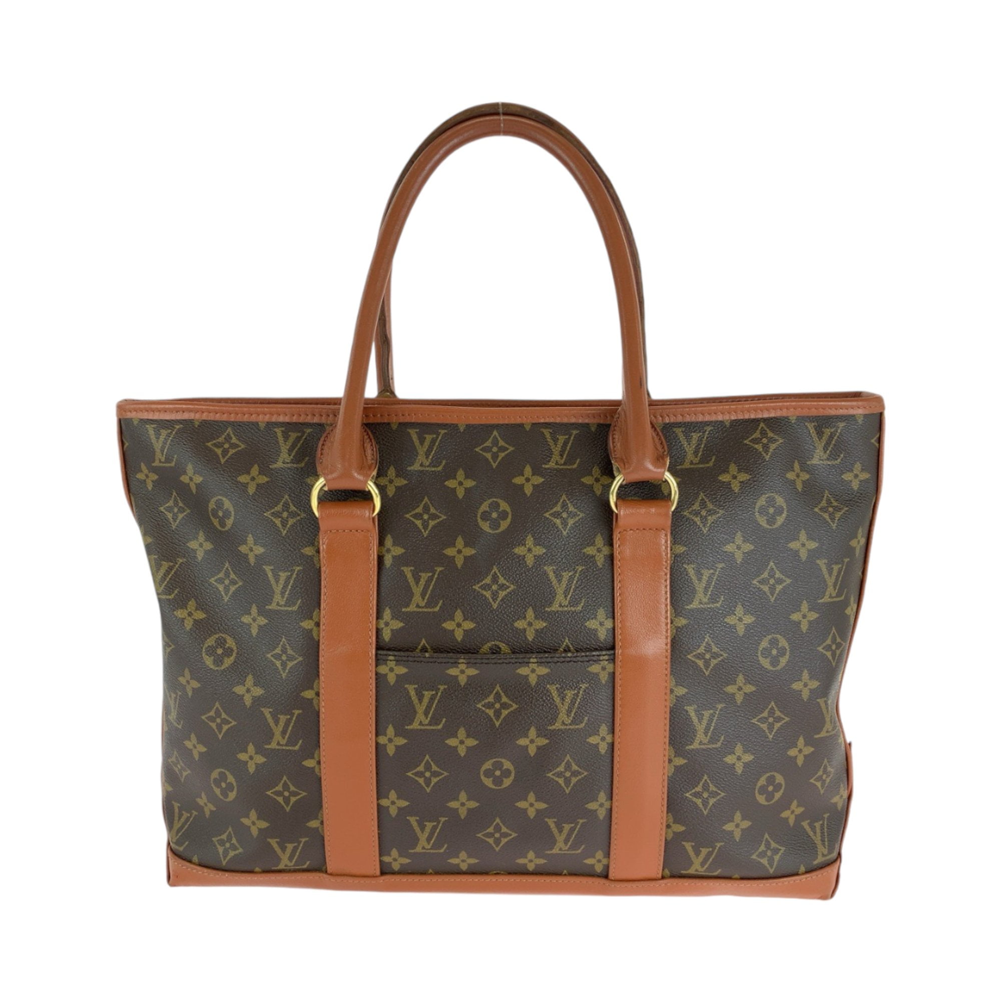 Pre-Owned LOUIS VUITTON Louis Vuitton Monogram Weekend PM Unisex Brown ...