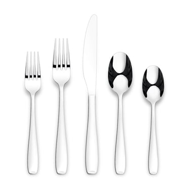 Modern Ornative Flatware - HAB, 18/0 Stainless Steel, Titanium Coated ...
