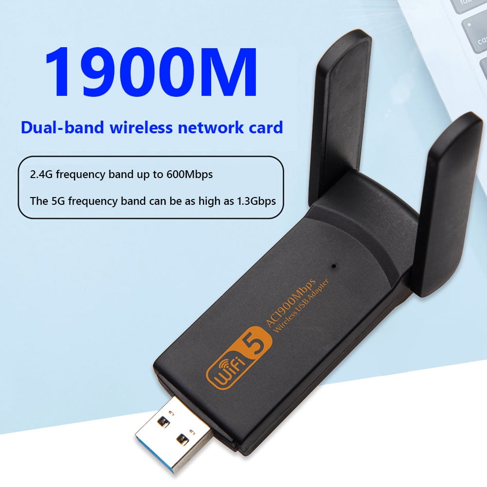Adaptador Wifi RTL8814 USB 3.0 Antena 1900Mbps 2.4/5.8GHz Tarjeta de ...