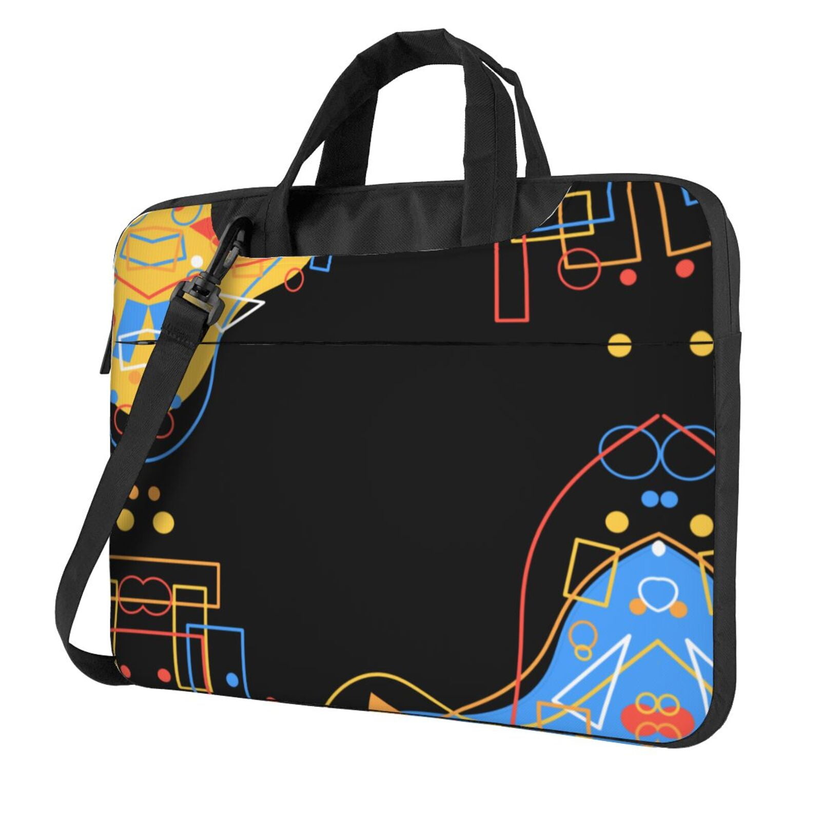 Colorful Geometric Art Laptop Bag, 14 inch Laptop or Tablet, Business ...