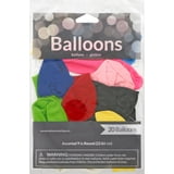 Assorted 9" Latex Balloons, 20 pk - Walmart.com