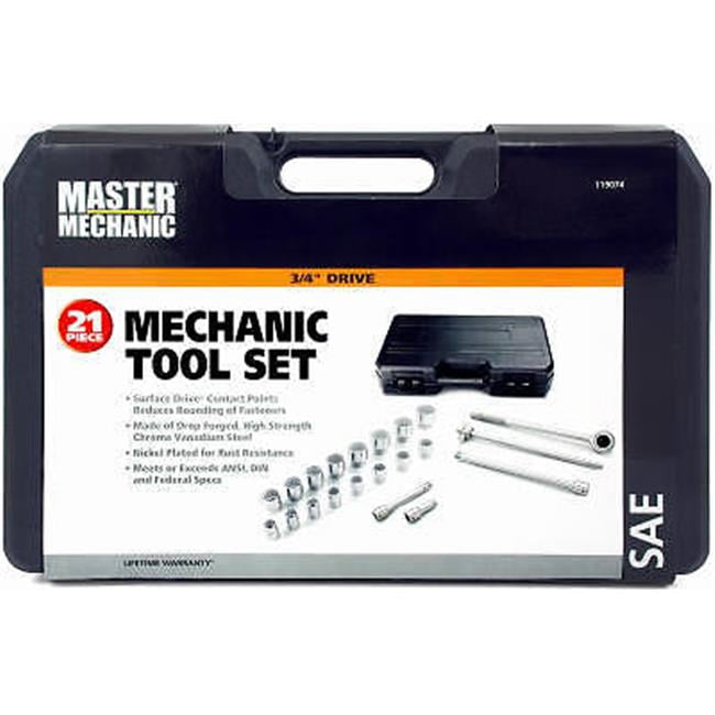 Apex Tool Group 119074 0.75 in. Drive Master Mechanic SAE Standard ...