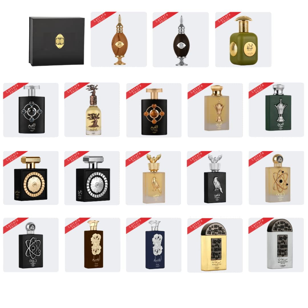 Buy Discovery Pack Of Lattafa Pride Travel Set-20ml 18Pcs with Magnetic ...