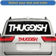 Thuggish Sticker Decal Die Cut - Self Adhesive Vinyl - Weatherproof ...