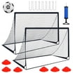 Ktaxon 3 in 1 Soccer Goal with Football, Target Training Net, Rebound ...