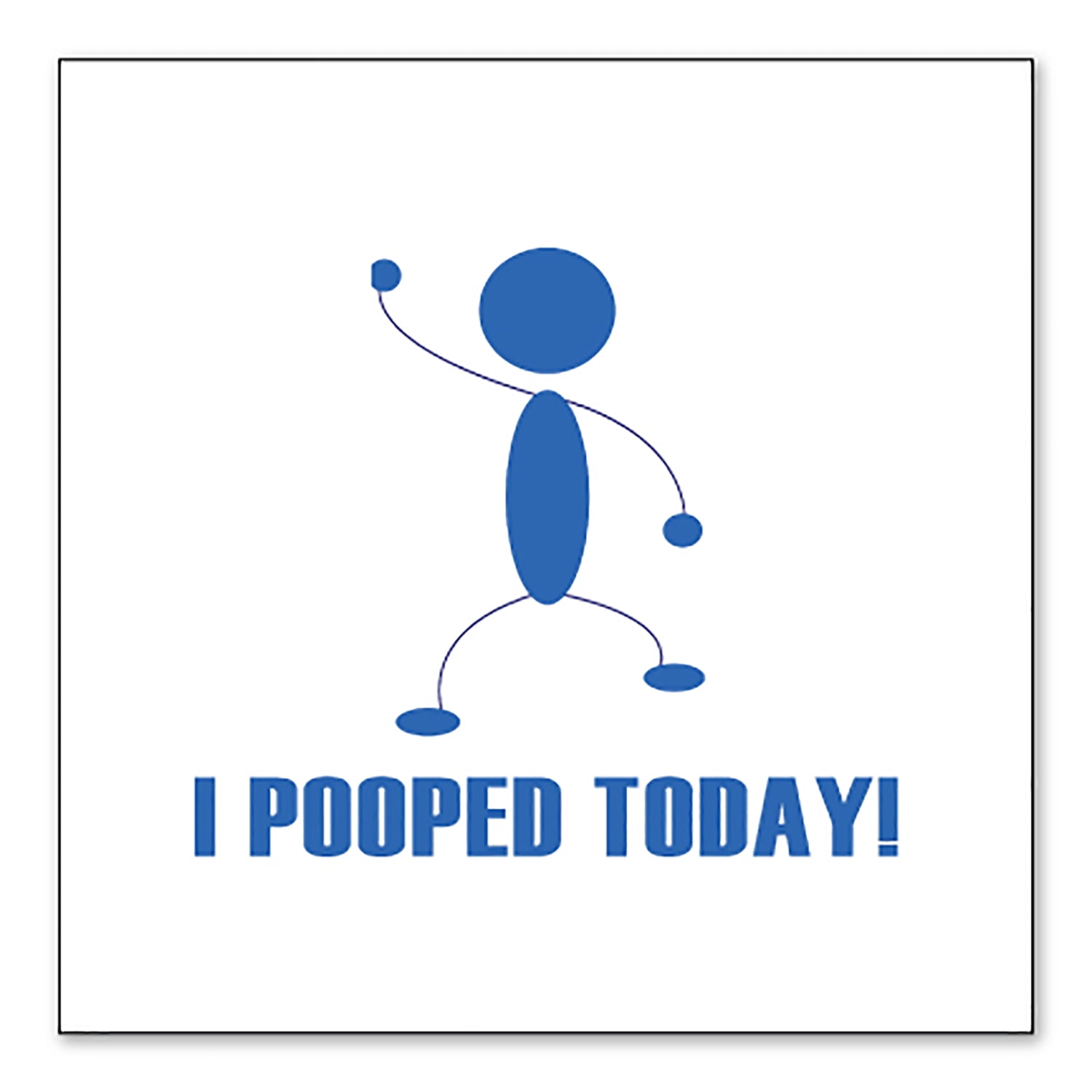 DistinctInk Custom Bumper Sticker - 3" x 3" Decorative Decal - White ...