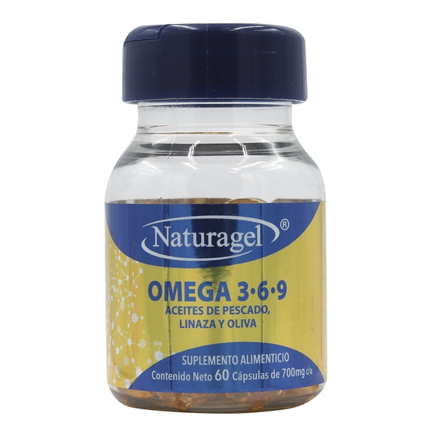 Omega 3, 6 Y 9 C/60 Naturagel/ Aceite Pescado, Linaza, Oliva | Walmart ...