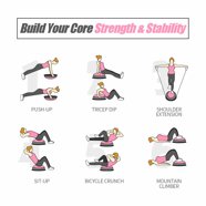 Skillbuilders stability positioning half roll, 4" x 18" (2" elevation ...