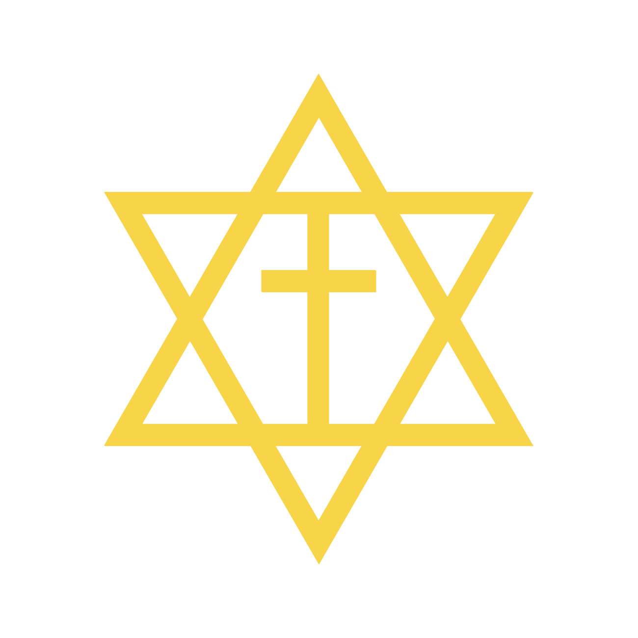 Messianic Jewish Religion Symbol Sticker Decal Die Cut - Self Adhesive ...