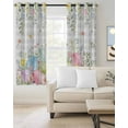 Easter Eggs Blackout Curtains for Bedroom Living Room, Spring Colorful ...