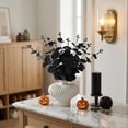 5Pcs 14" Multi Color Floral Wreath, Artificial Black Eucalyptus Stems ...