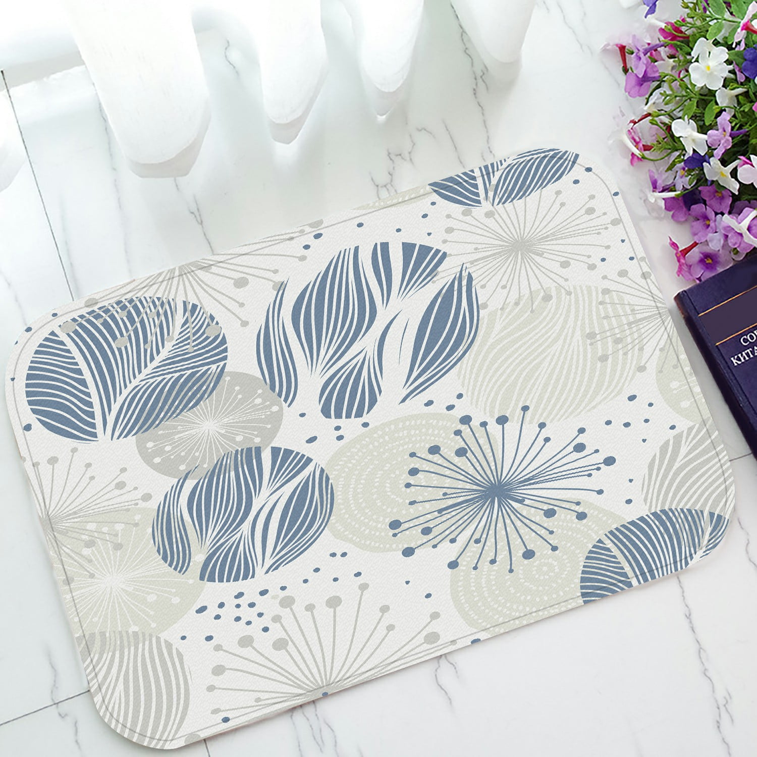 ECZJNT whimsical hand drawn Doormat Bath Mat Rug Entrance Rug Floor ...