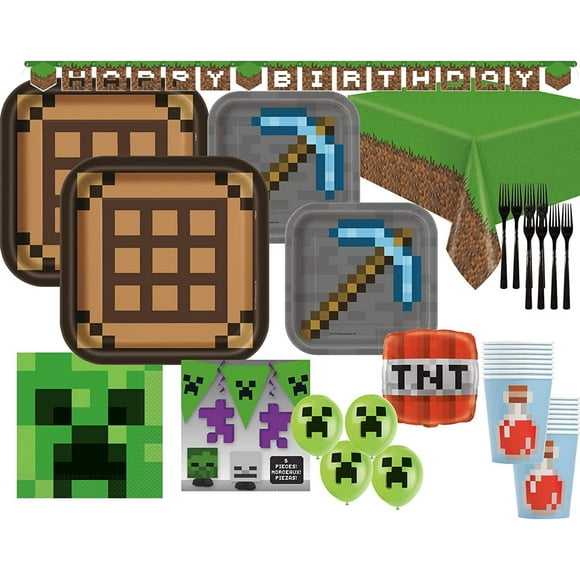 Minecraft Birthday Cake