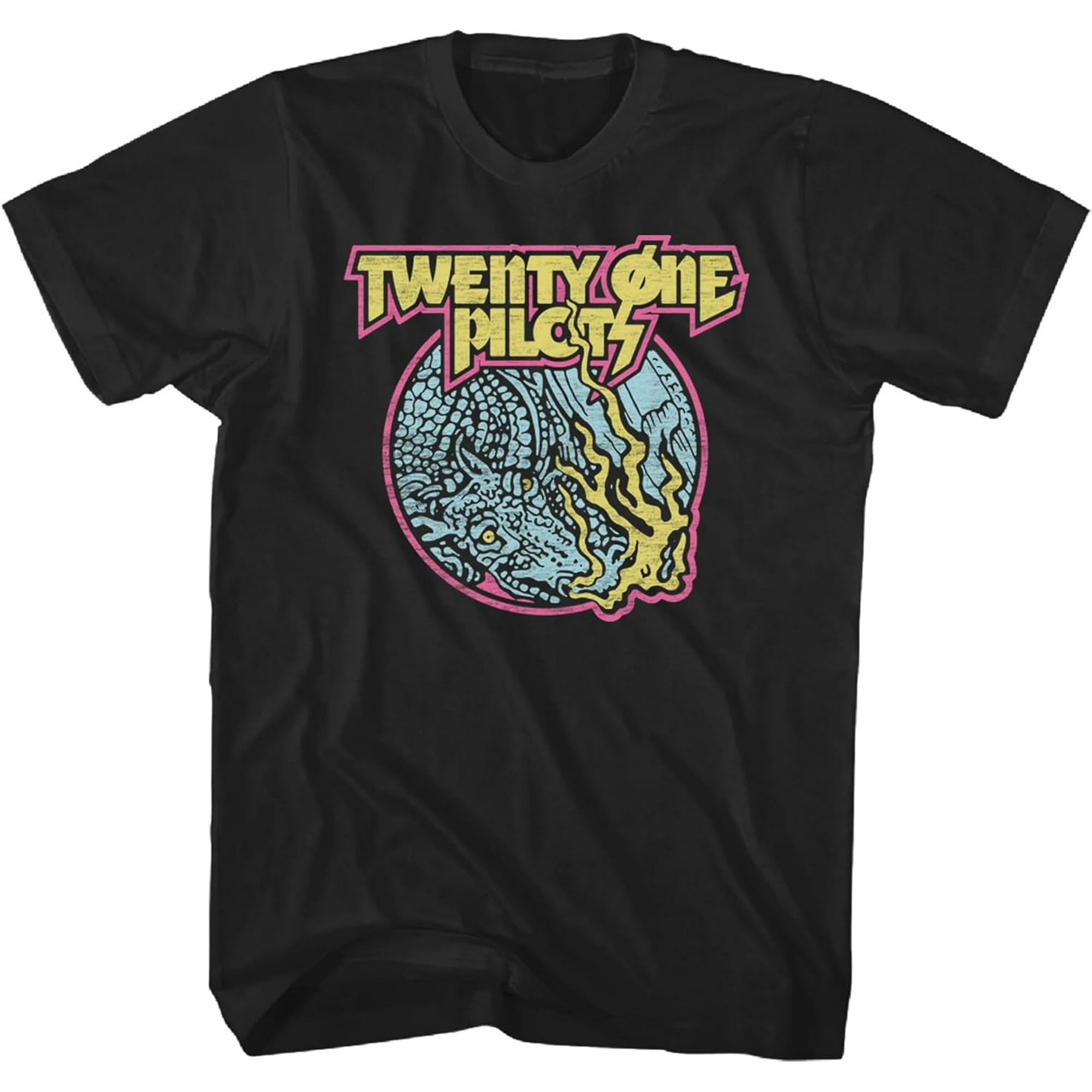Click here for Haiker Twenty One Pilots Mens Flame Dragon T-Shirt... prices