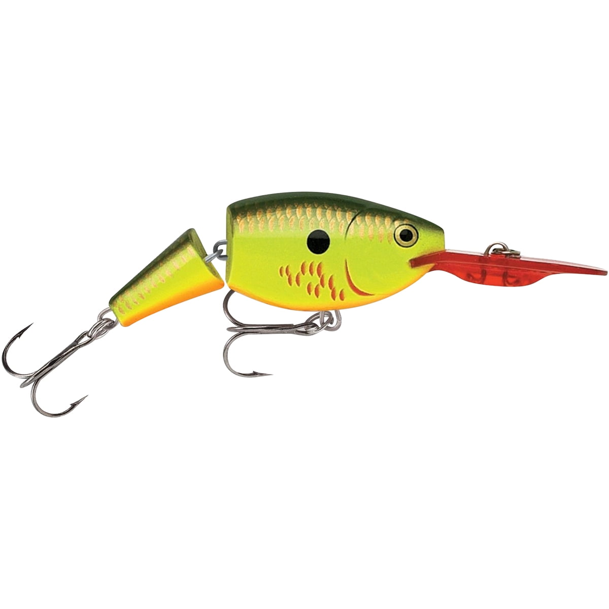 Rapala Jointed Shad Rap 07 Fishing Lure - Bleeding Hot Olive - Walmart.com