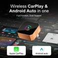 Wireless Carplay Adapter for iPhone,Wired CarPlay to Wireless,Android ...