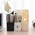 Magazine File Book Holder Desktop Organizer Vertical Document Paper ...
