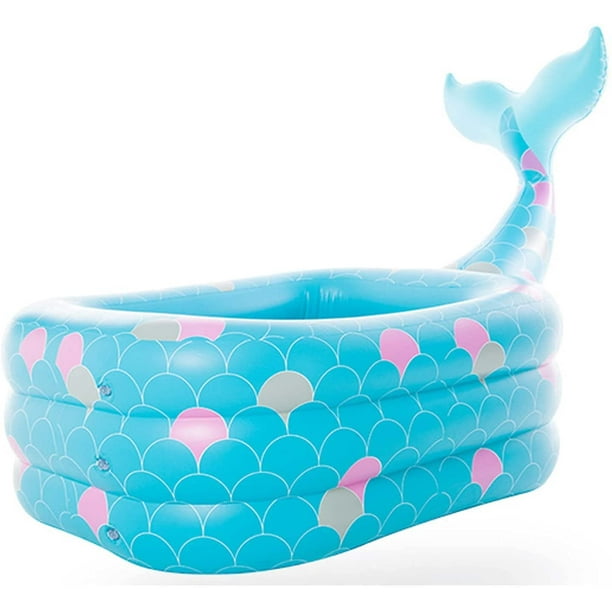 PVC Inflatable Pool, Family Large Children Adults Small Fish Paddling ...