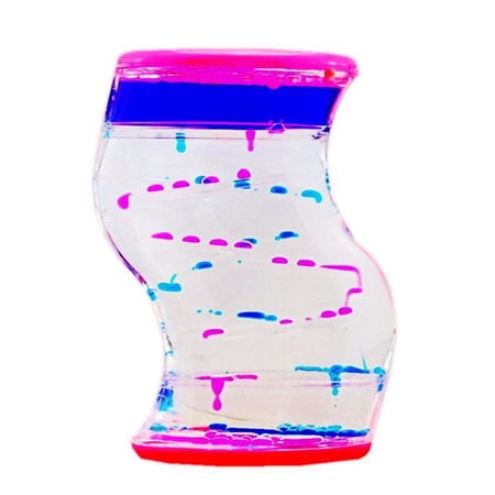 Water Motion Liquid Bubble Timer, Sensory Fidget Toy, Multi-Colored ...