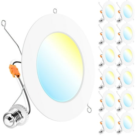 Eclipse Lighting EM807506-30K-WH-708808 Emergency LED Recessed Light ...