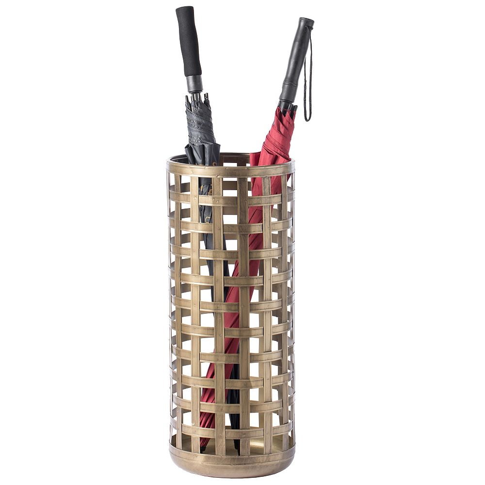 Click here for Vintiquewise Round Metal Woven Umbrella Storage St... prices