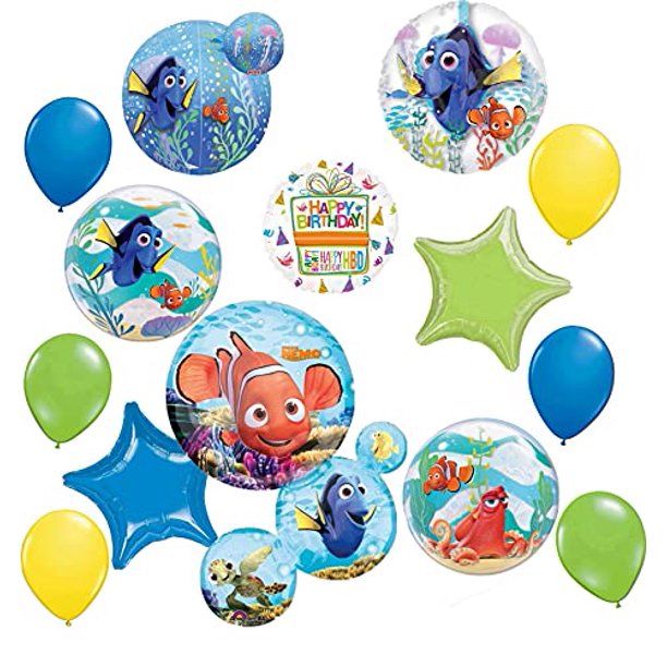 Finding Nemo Party Supplies Dory and Hank Ultimate Birthday Balloon ...