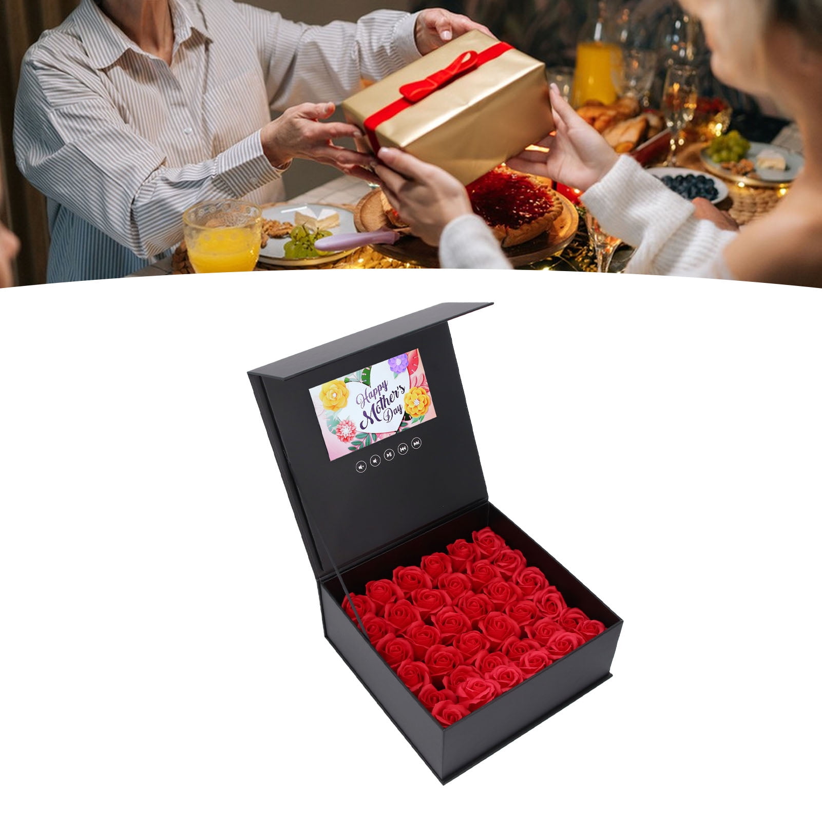 Click here for Fyydes Rose Present Box  Jewelry Flower Box 128m M... prices