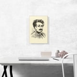 ARTCANVAS Portrait Of Albert Einstein 1857 Canvas Art Print by Max ...