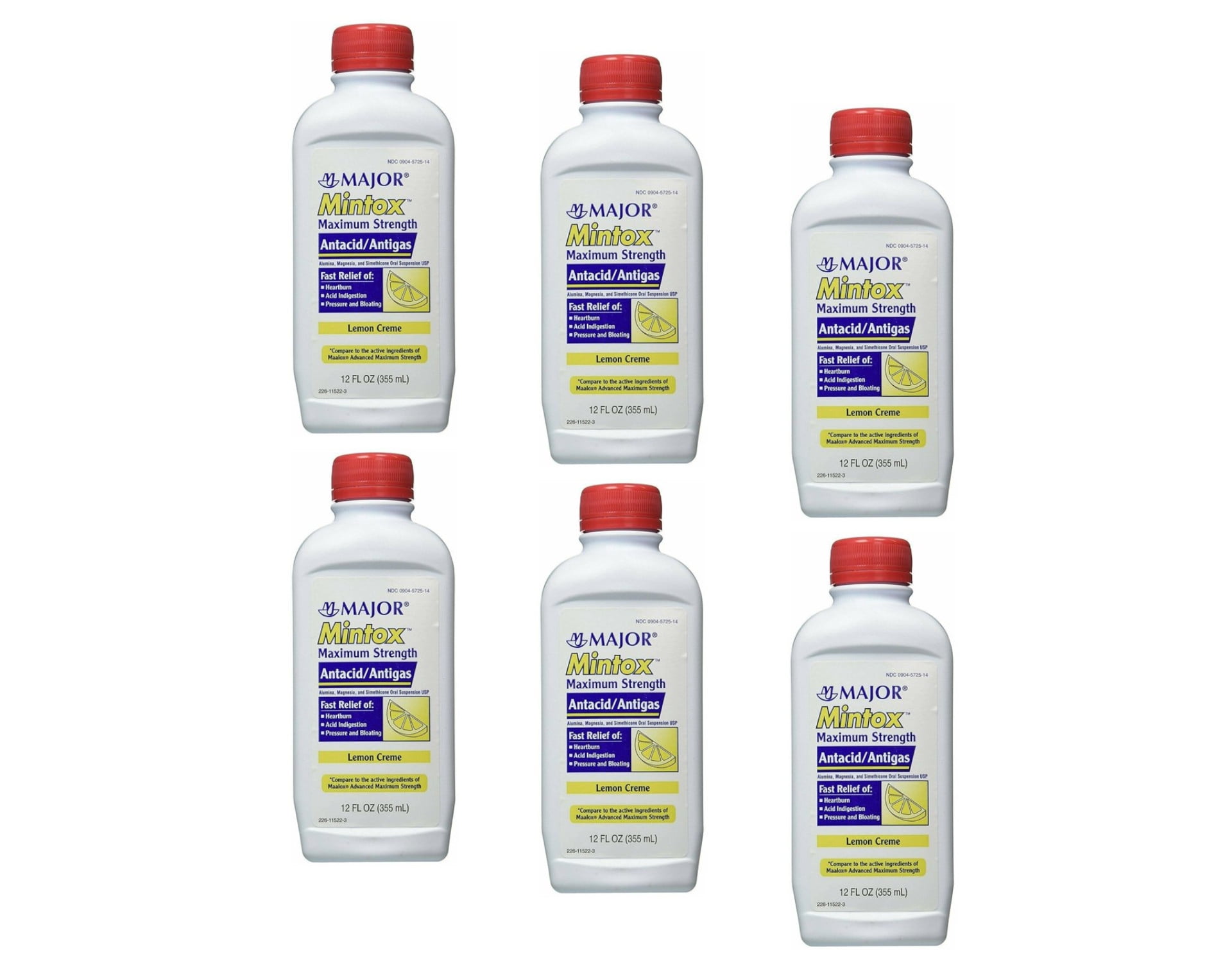 6-Pack Major Mintox Maximum Strength Liquid 12 oz.(Set of 6) - Walmart.com