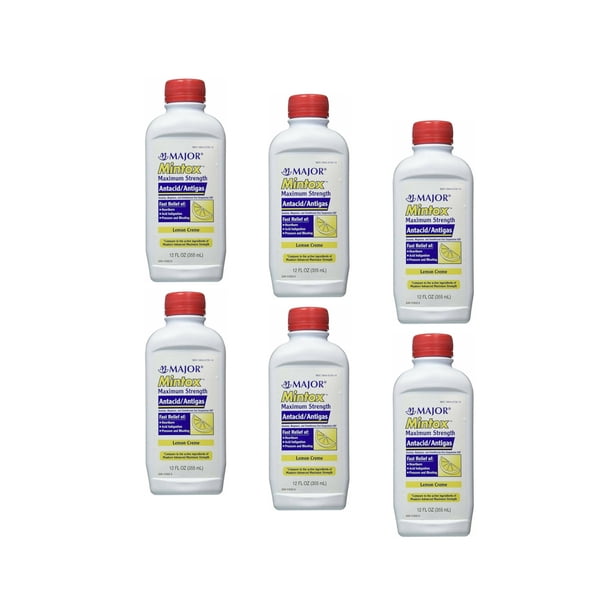 6-Pack Major Mintox Maximum Strength Liquid 12 oz.(Set of 6) - Walmart.com