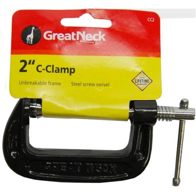 Great Neck Saw 2in. Adjustable C Clamps CC2 - Walmart.com