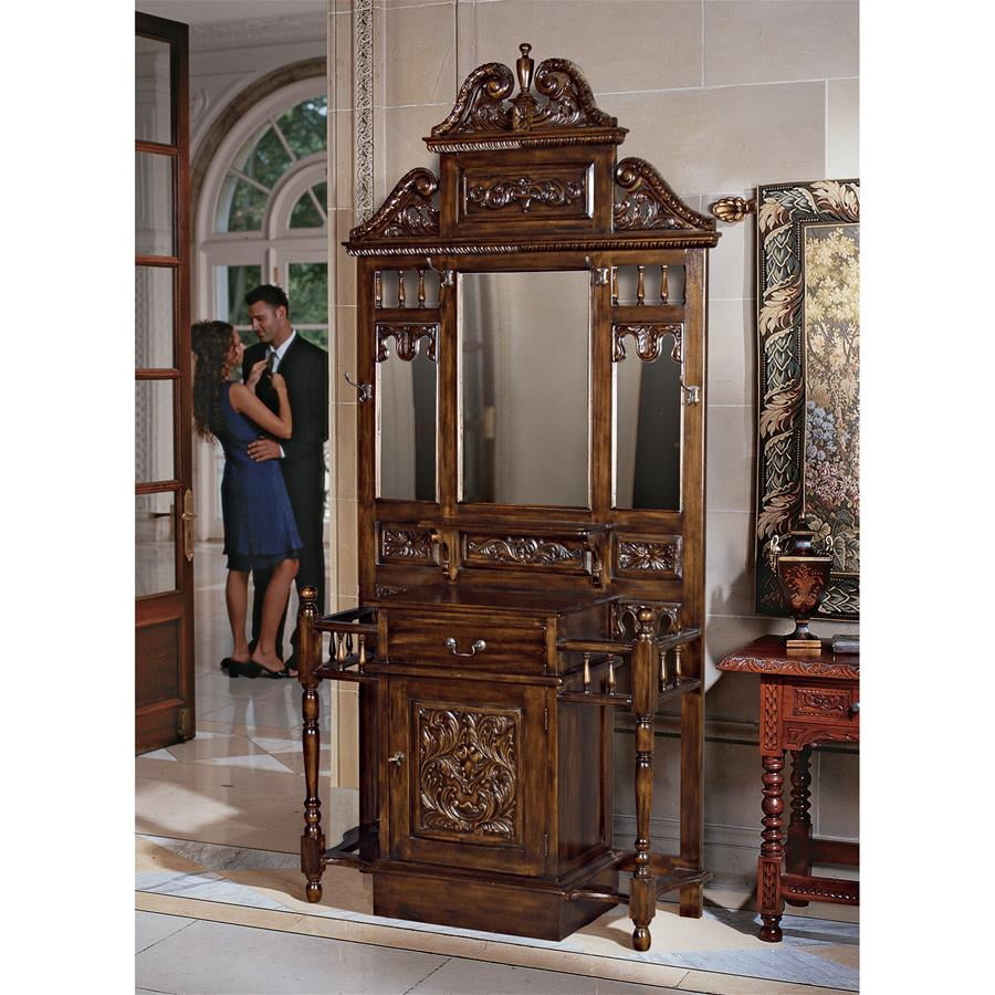 Design Toscano Edgeworth Manor Mahogany Hall Stand - Walmart.com