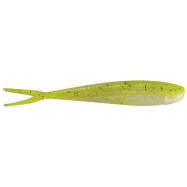 Berkley Gulp! Saltwater Ripple Mullet Bait 4in Glow/Chartreuse for ...