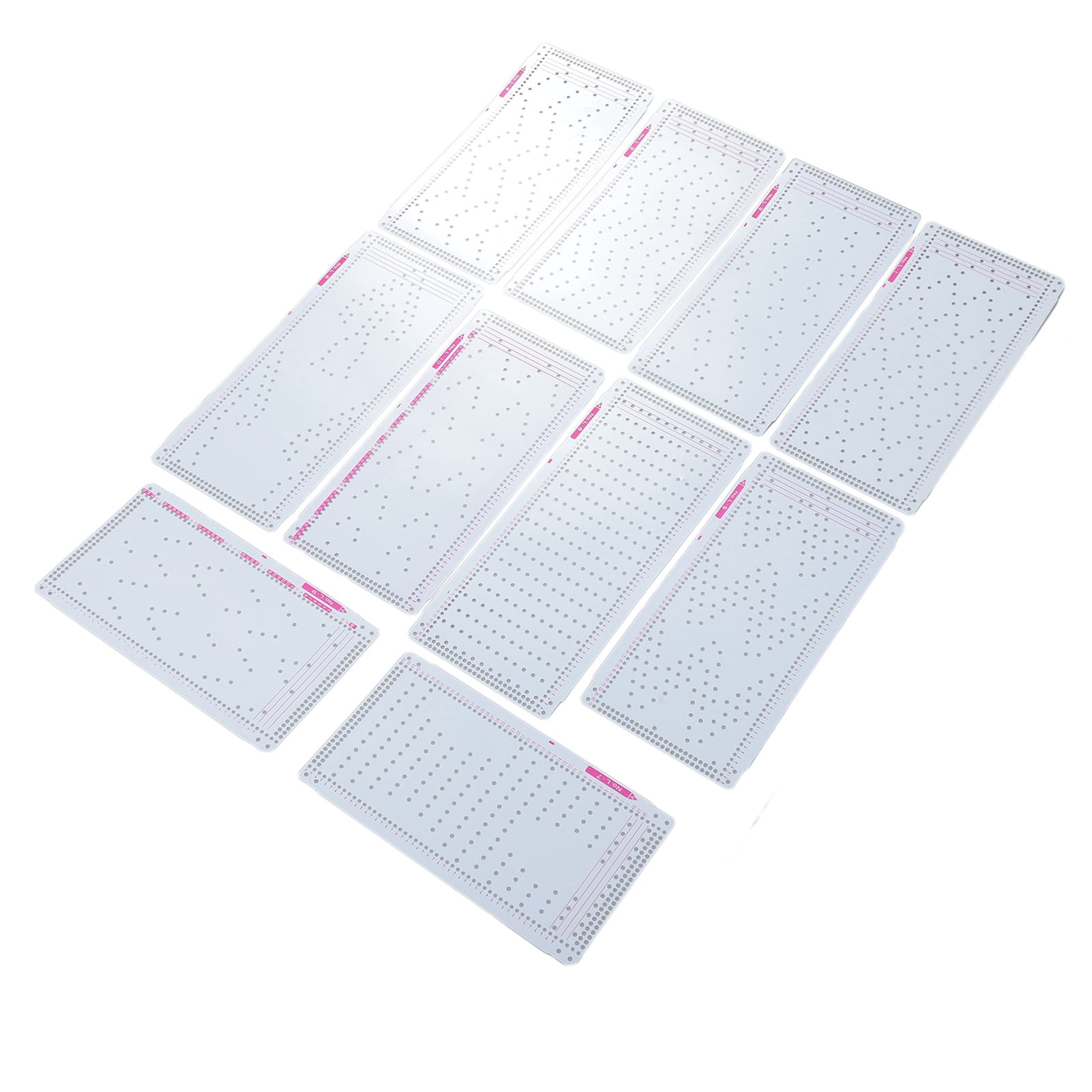 Tarjeta Perforada Para Máquina De Tejer, 10 Piezas Tarjeta De Flores ...