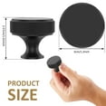 12Pcs Round Cabinet Knob Aluminum Alloy Single Hole Knurled Drawer ...