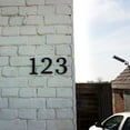 HASWARE House Number Sign 4 inch Modern Door Numbers Signage Plaque ...