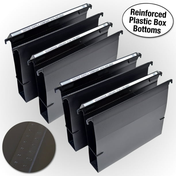Ultimate Office MagniFile™ Extra-Capacity Hanging File Folders, 2" Box ...