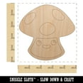 Cute Kawaii Toadstool Mushroom Wood Shape Unfinished Piece Cutout Craft ...