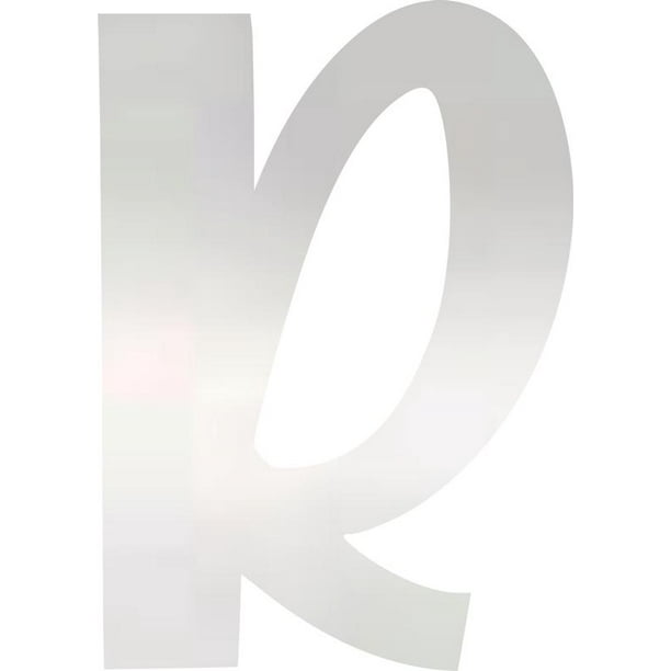 Acrylic Letter R Blank, 2'' Tall Clear Acrylic Sign Letter, Choose Your ...