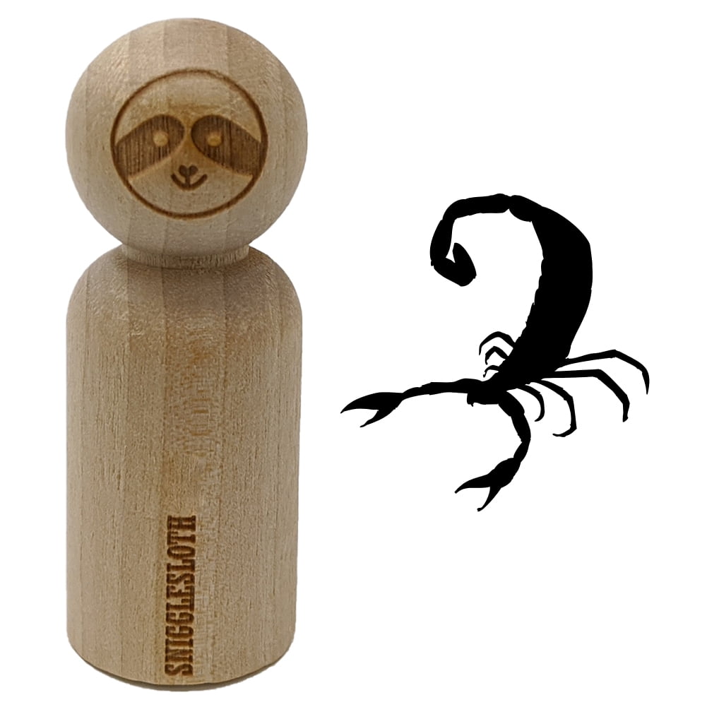 Scorpion Insect Solid Rubber Stamp for Scrapbooking Crafting Stamping ...