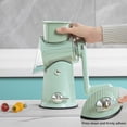 5 In 1 Rotary Cheese Grater Vegetable Slicer for Kitchen, Carrot ...