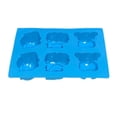 Pack of 2 Kids Baking Set Silicone Molds With 6 Animal Cavities Lions ...