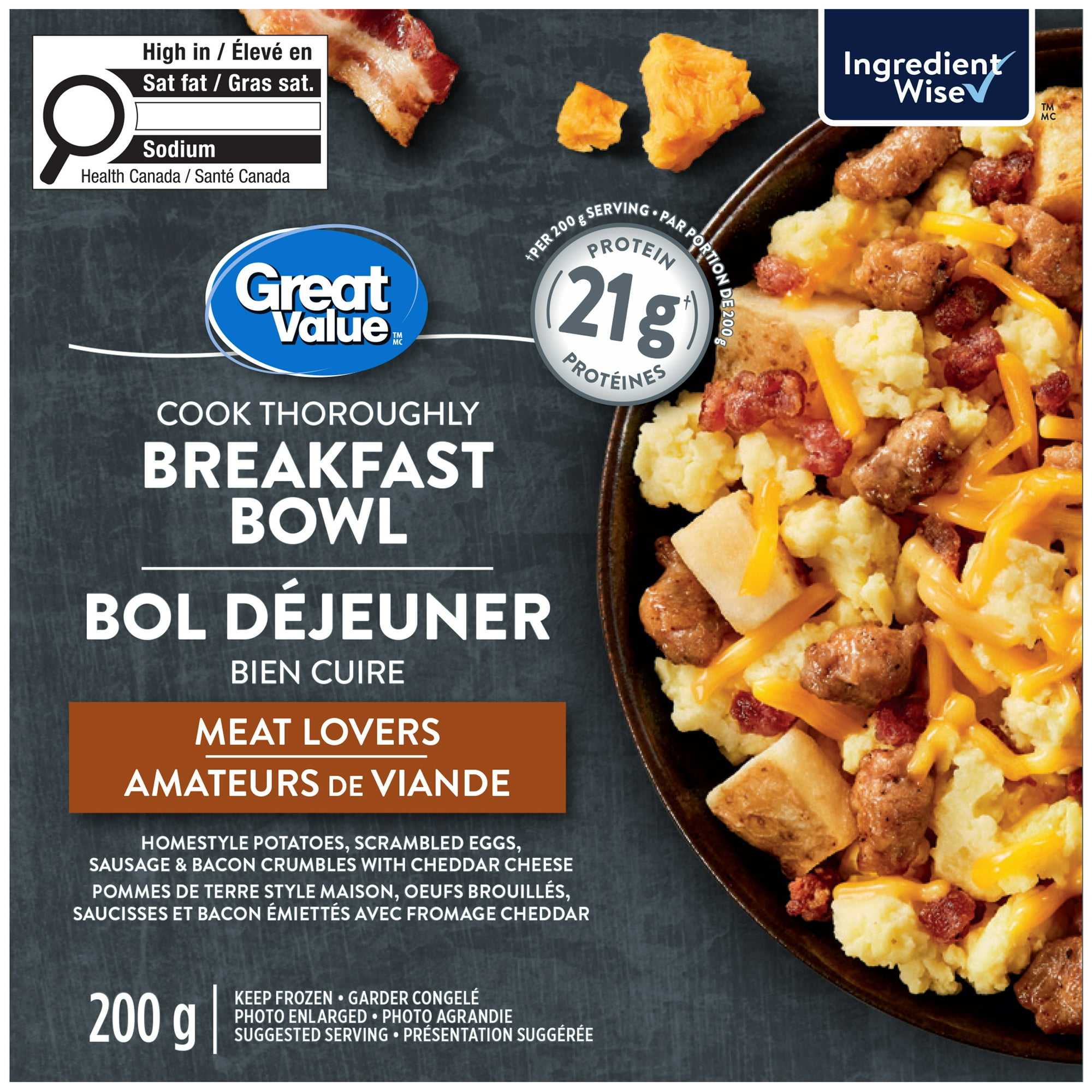 Click here for Great Value Meat Lovers Breakfast Bowl 200 G prices