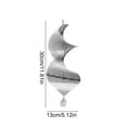 Honmine Rotating Metal Wind Spinner for Garden, Kinetic Art Hanging ...