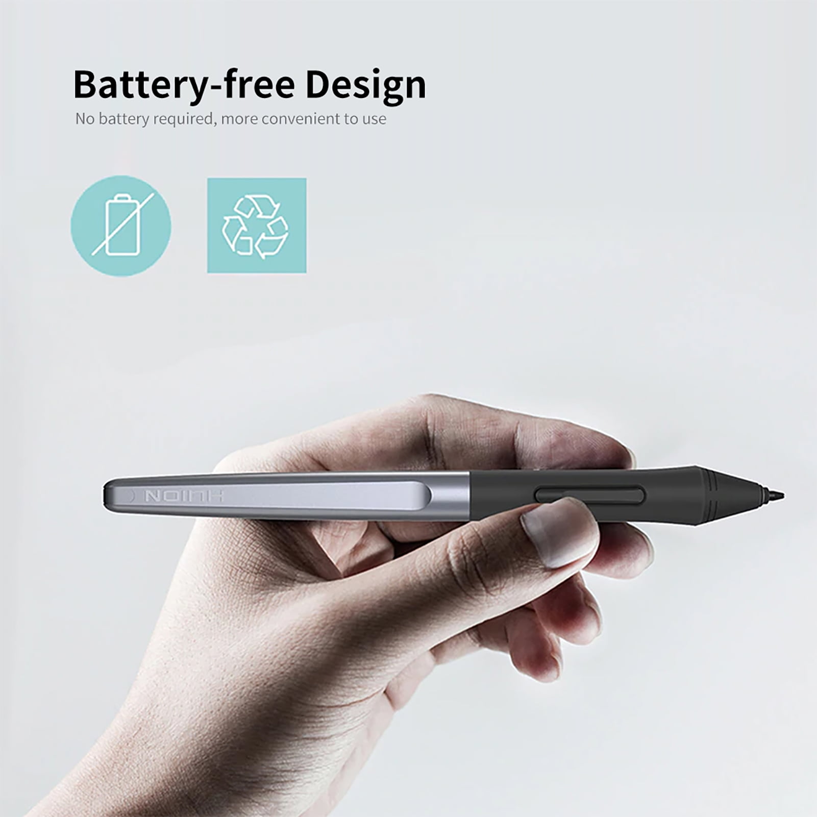 Buy Huion PW100 Digital Pen Battery-free Digital Pen with 2 Programmable Buttons for Huion ...