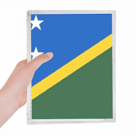 mon Islands National Flag Oceania Country Notebook Loose Diary ...