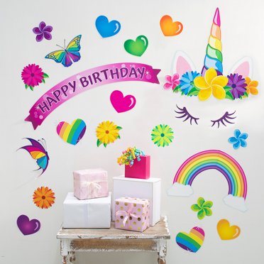WallPops! Happiest Birthday Wall Decals Art Kit - Walmart.com