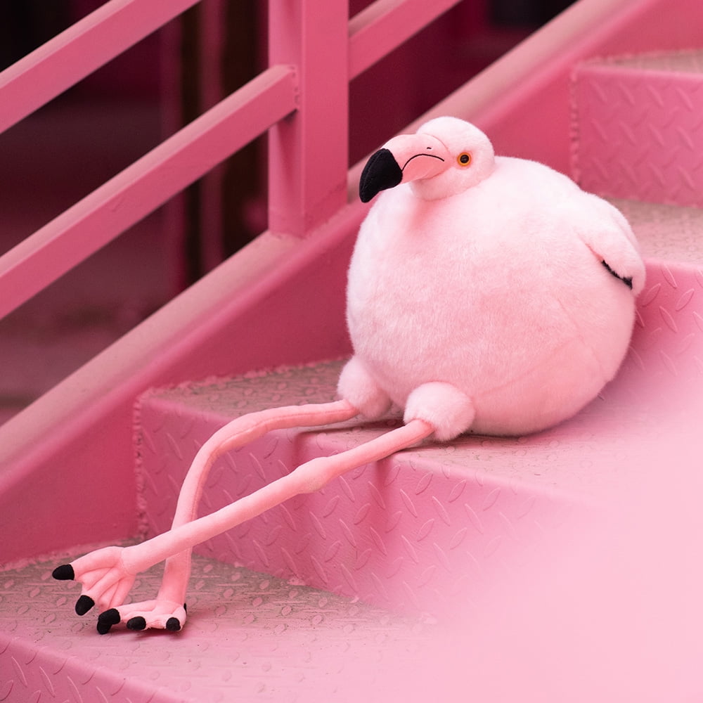 Chubby Flamingo Plush Toy, Cute Flamingo Stuffed Animals Toys Doll ...