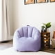 Big Joe Joey Bean Bag Chair, Plush, Kids and Teens, 2.5ft, Purple ...